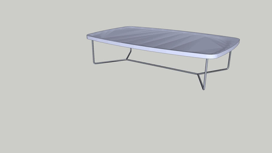 Mesa De Centro Kadu Retangular | 3D Warehouse