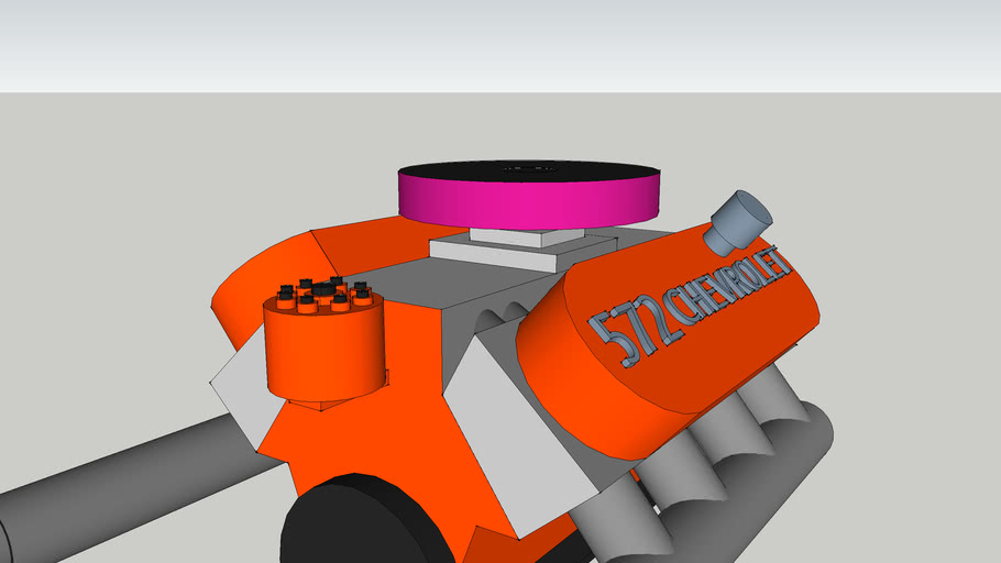 MOTOR CHEVROLET V8 572 BIG BLOCK | 3D Warehouse