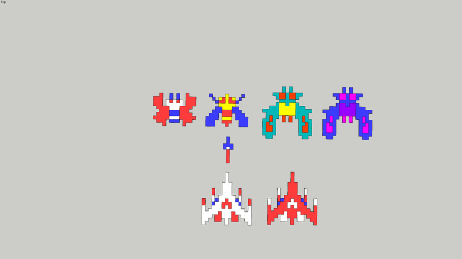 Galaga Characters