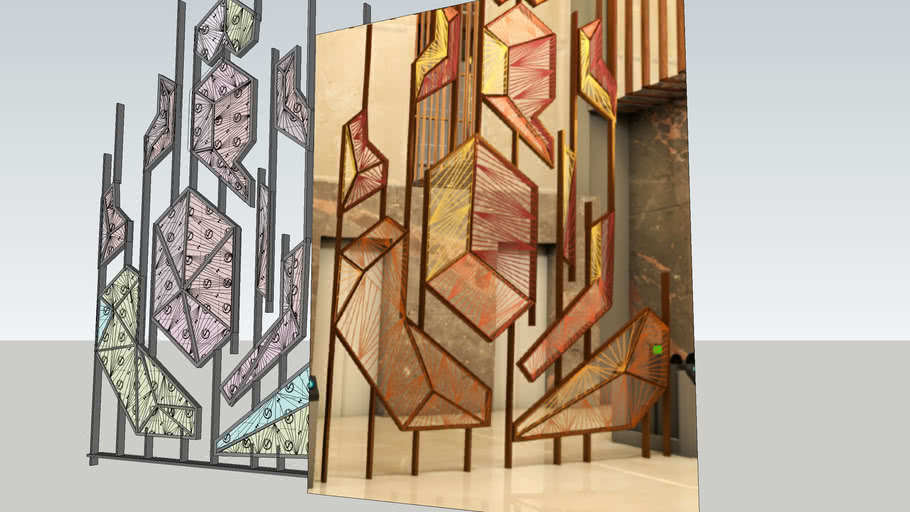 Pattern Art Façade | 3D Warehouse