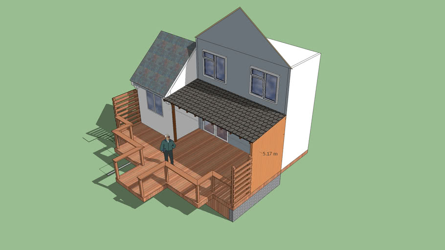 decking veranda | 3D Warehouse