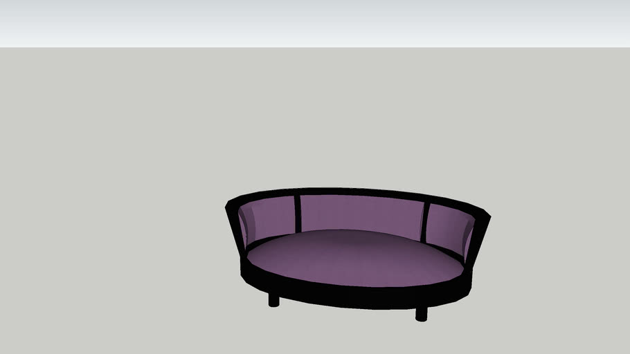 Oval shape chair | 3D Warehouse