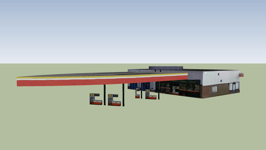 gas station | 3D Warehouse