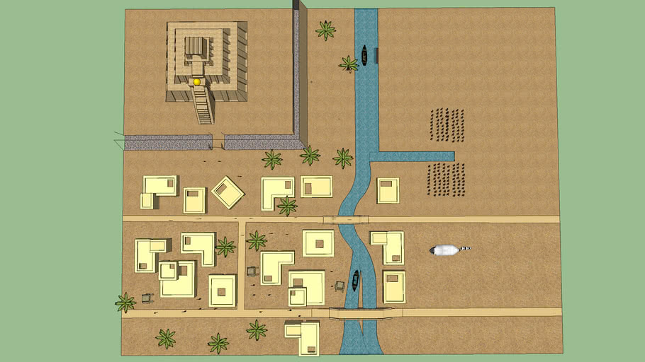 Ancient Mesopotamian City (unedited) | 3D Warehouse