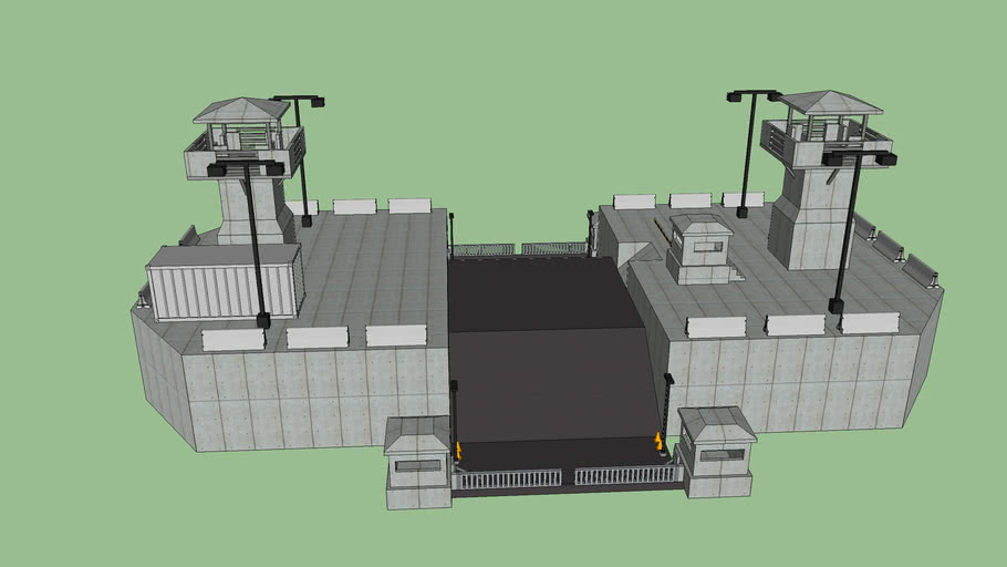 High security checkpoint | 3D Warehouse