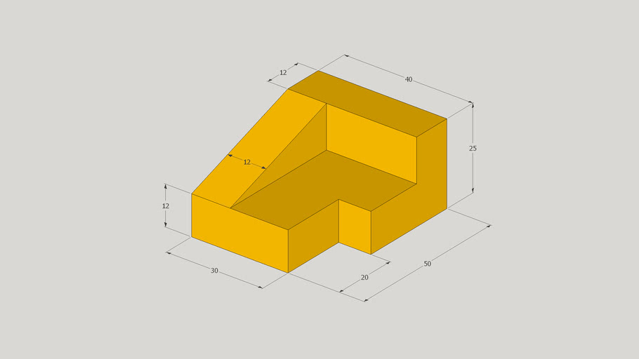 side slant + cut | 3D Warehouse
