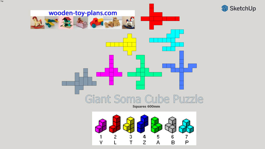 Giant Soma Cube Puzzle | 3D Warehouse