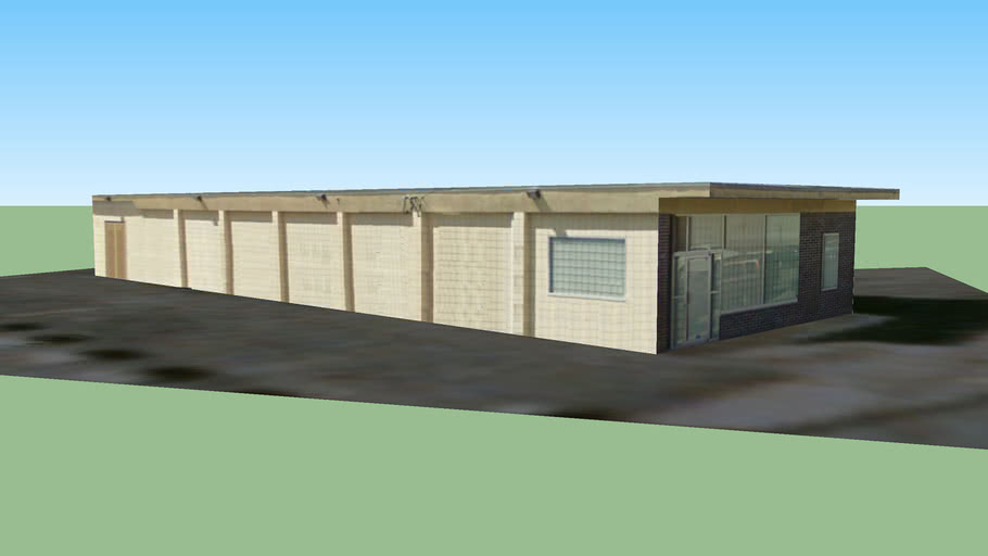 Single storey commercial building | 3D Warehouse