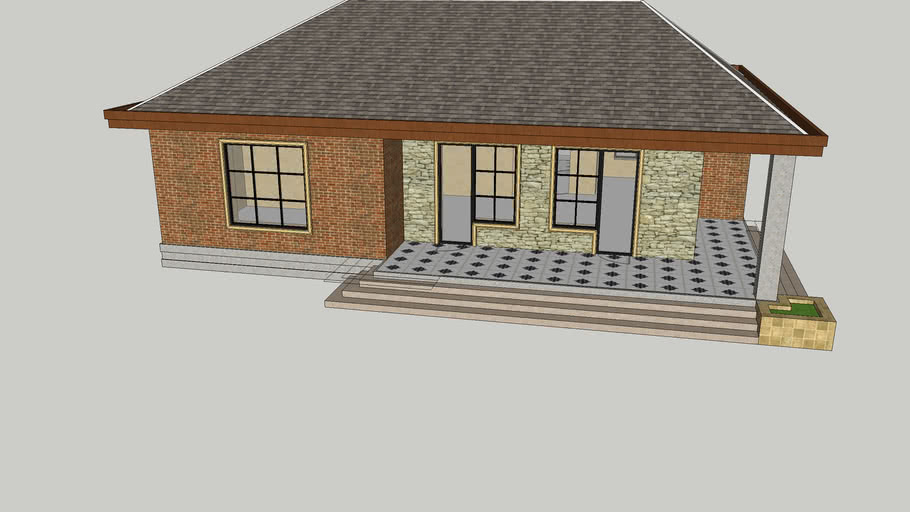 1 floor House Modern | 3D Warehouse