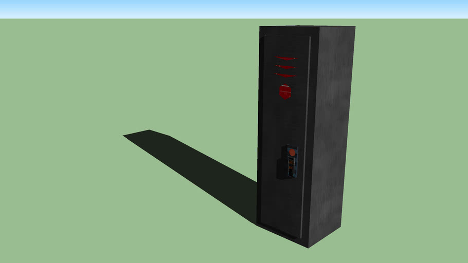 An Extremely High-Tech and Futuristic Locker | 3D Warehouse