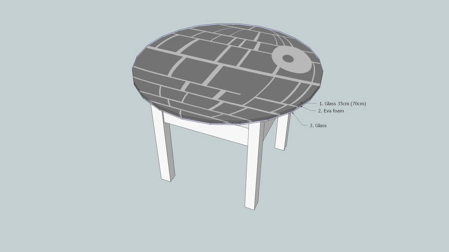 Death star table | 3D Warehouse