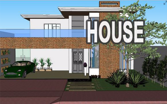 modern house | 3D Warehouse