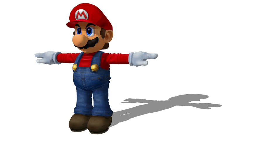 ssbm mario rip | 3D Warehouse