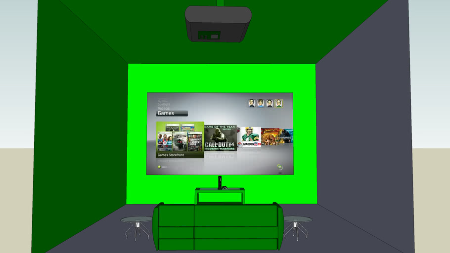 Xbox 360 Room | 3D Warehouse