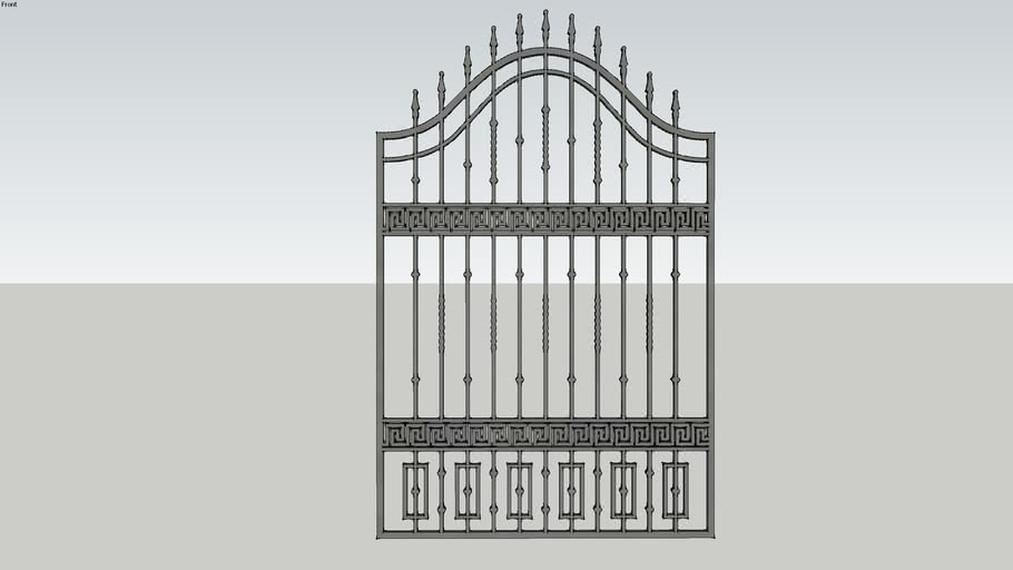 1.steel fence | 3D Warehouse