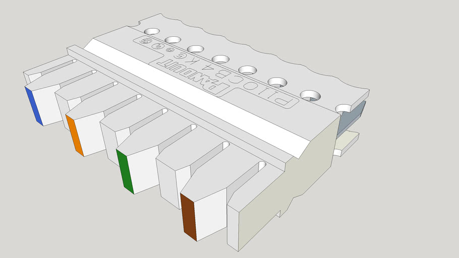 Panduit C4 Clip (P110CB-C4) | 3D Warehouse