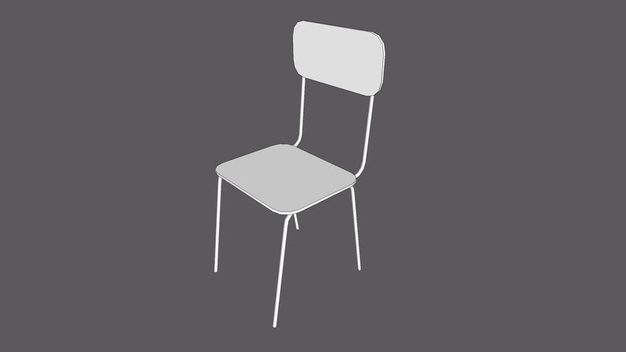 School Chair For Students 1 272Polygons | 3D Warehouse