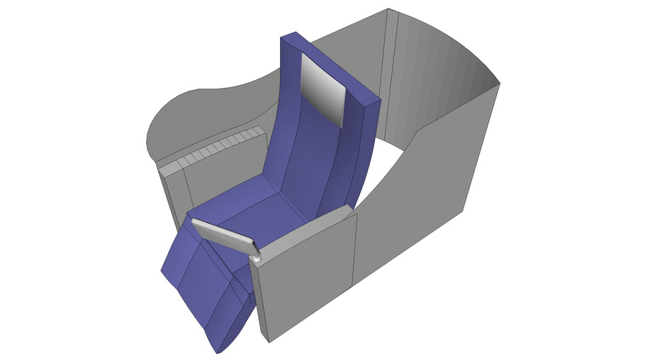 Standard First Class Seat | 3D Warehouse