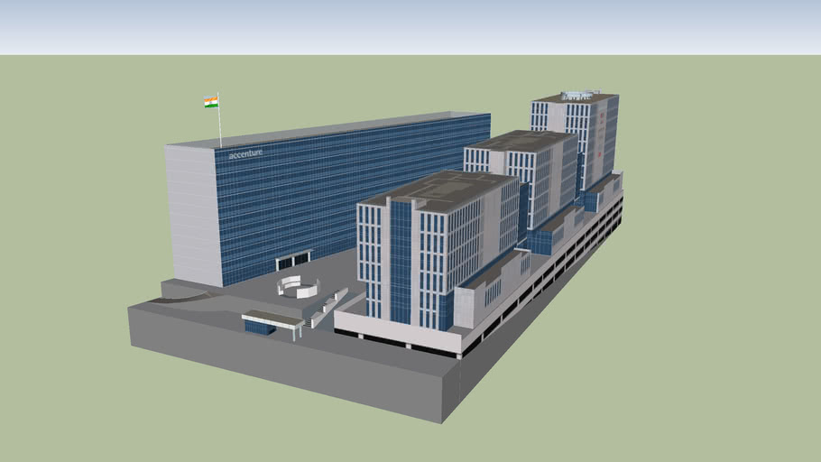 Hyderabad Wave rock SEZ model | 3D Warehouse