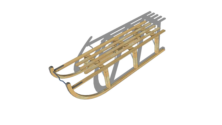 Luge Davos / Sled / Schlitten | 3D Warehouse