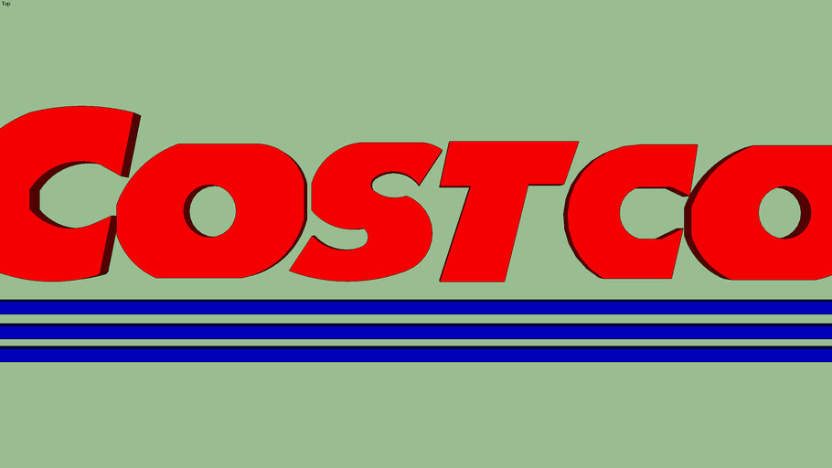 logotipo de costco | 3D Warehouse