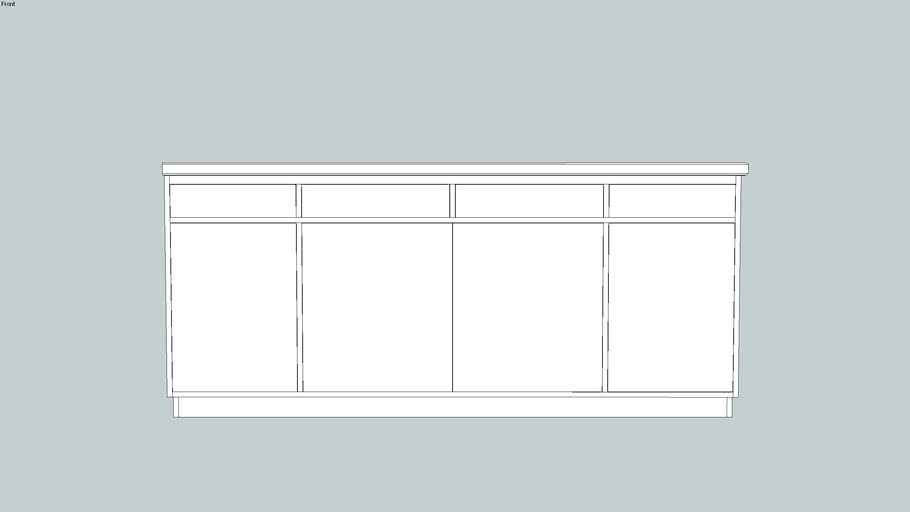 Garage Storage Bench | 3D Warehouse