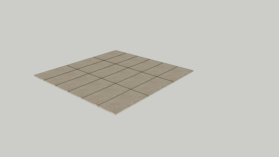 Dynamic Tile With Grout Copies Multiple Directions | 3D Warehouse