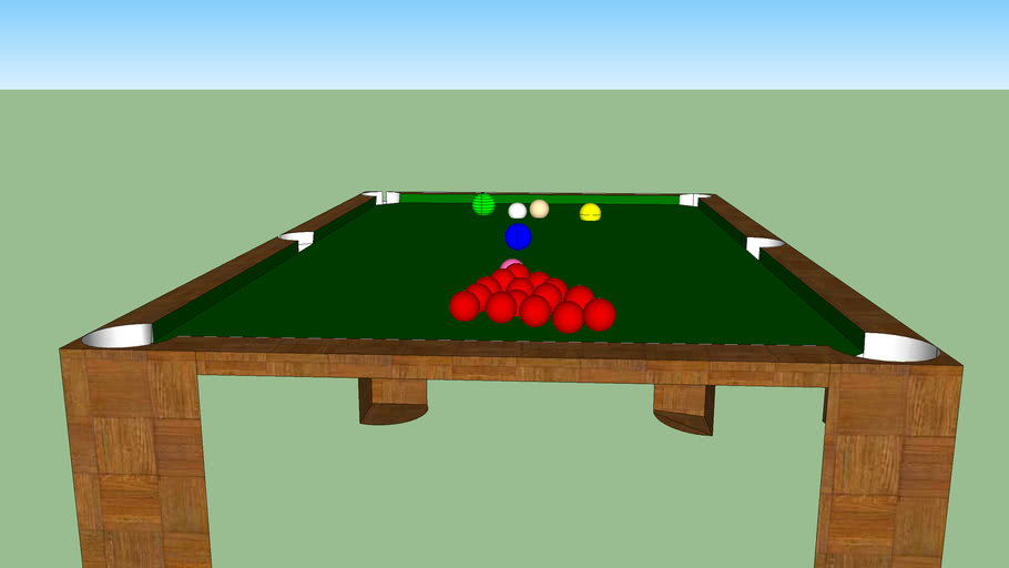 Snooker Tables with Balls | 3D Warehouse