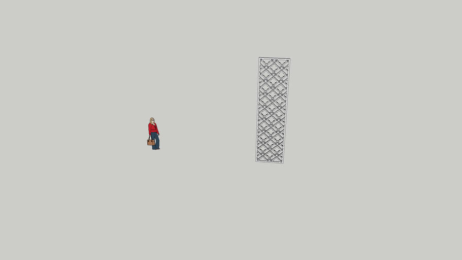 CNC flower wall | 3D Warehouse