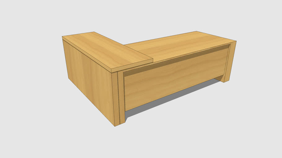 Executive office desk | 3D Warehouse