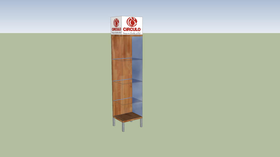 Glass Display Cabinet | 3D Warehouse