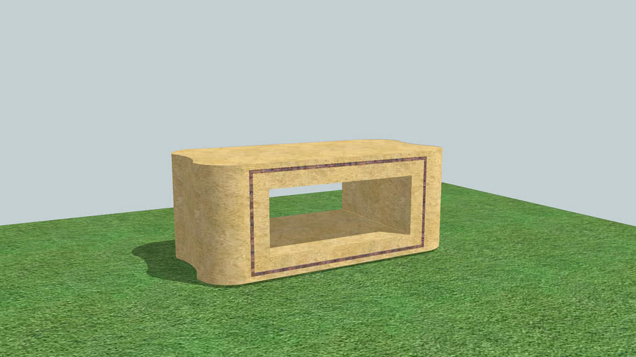 Stone Bench | 3D Warehouse