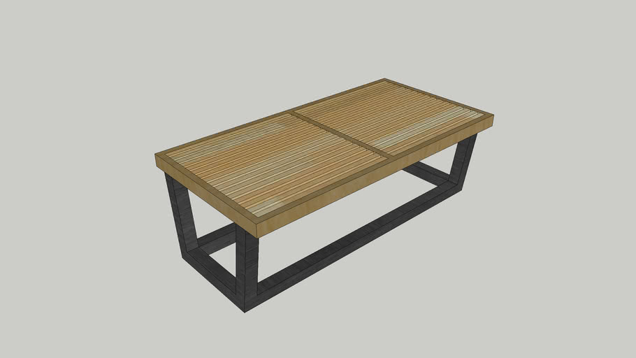 Outdoor Bench | 3D Warehouse