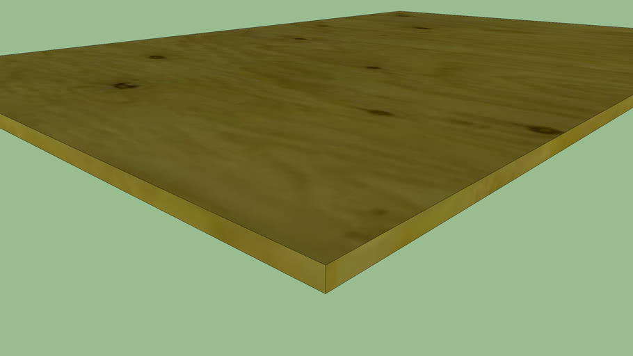 6' x 4' plywood board | 3D Warehouse