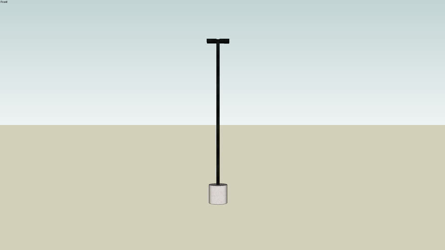 2 SIDED LIGHT POST-OUTSIDE | 3D Warehouse