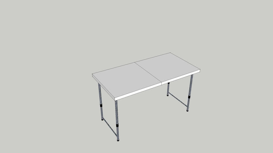 Folding Table - 4x2 | 3D Warehouse