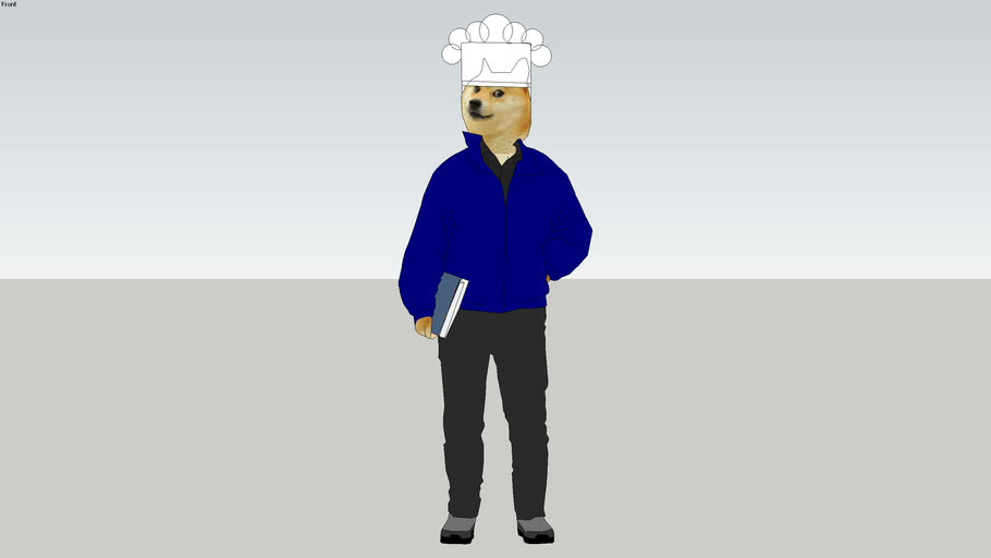 Doge Steve with Chef Hat | 3D Warehouse
