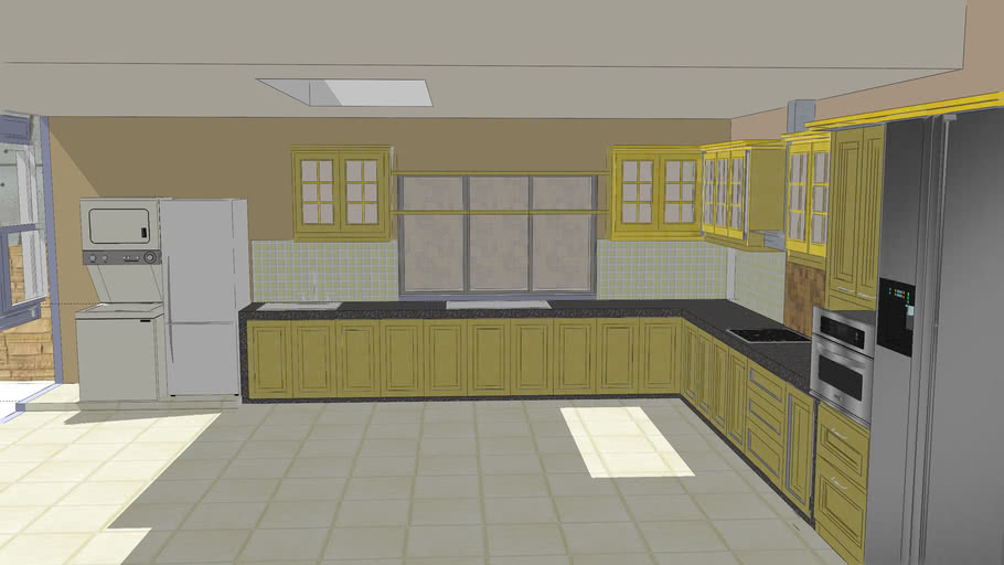 simple kitchen concept | 3D Warehouse