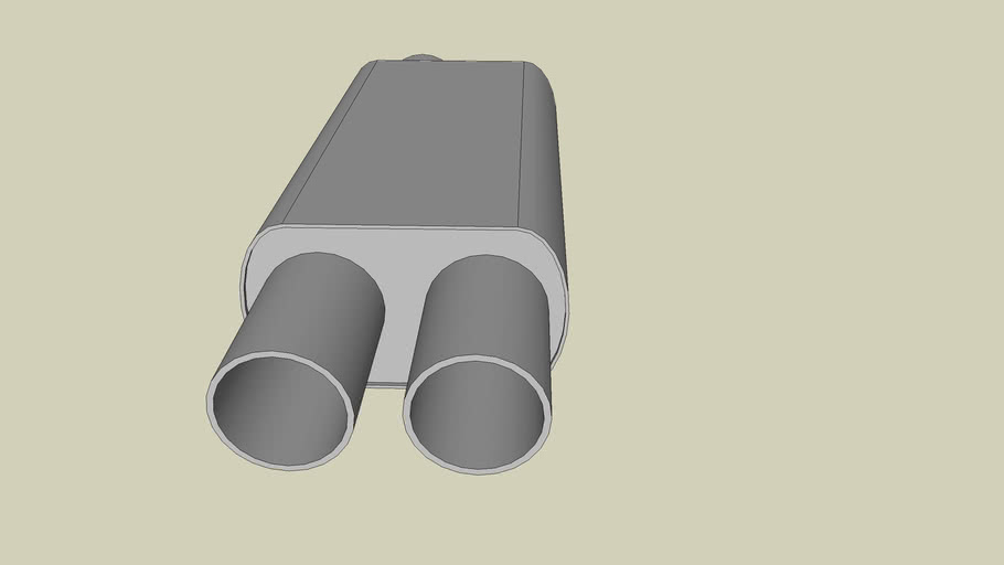 twin exhaust | 3D Warehouse