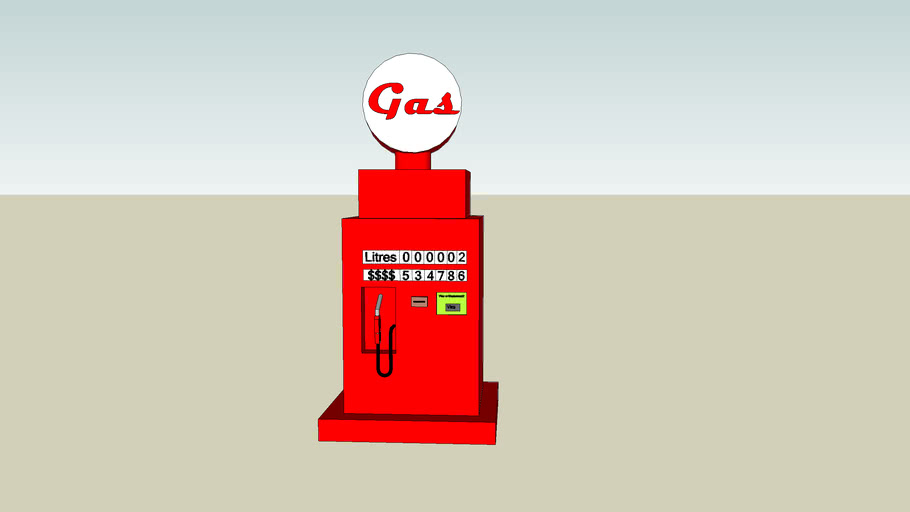 Gas Pump | 3D Warehouse