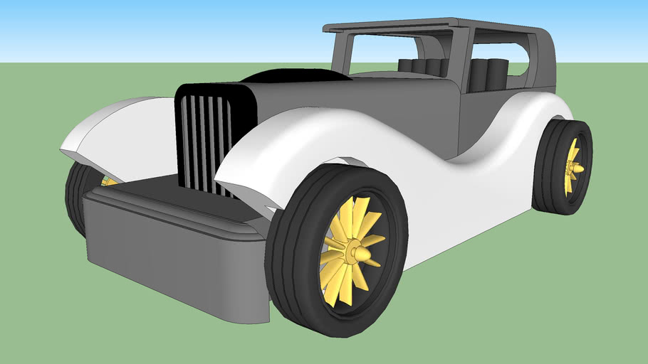 old pimped car | 3D Warehouse