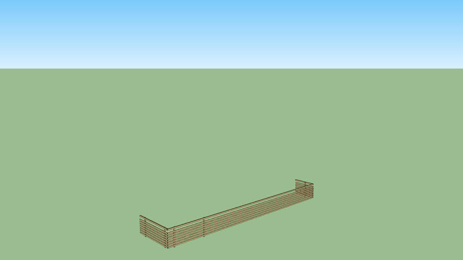 wooden railing | 3D Warehouse