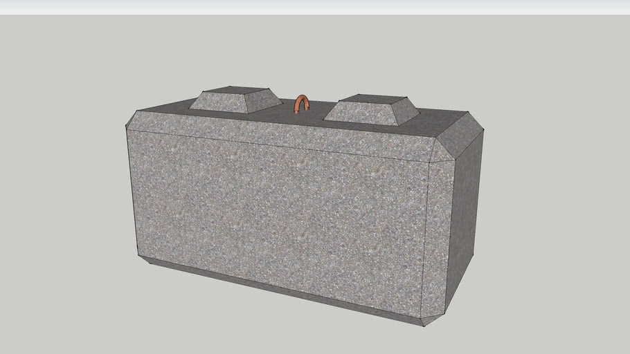 Interlocking Concrete Block (Textured) | 3D Warehouse