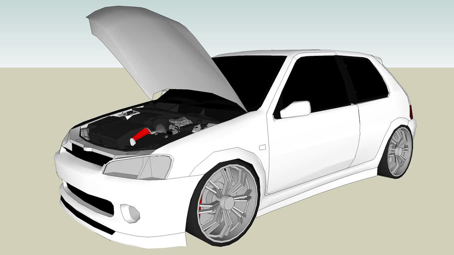 Modified Peugeot 106 | 3D Warehouse