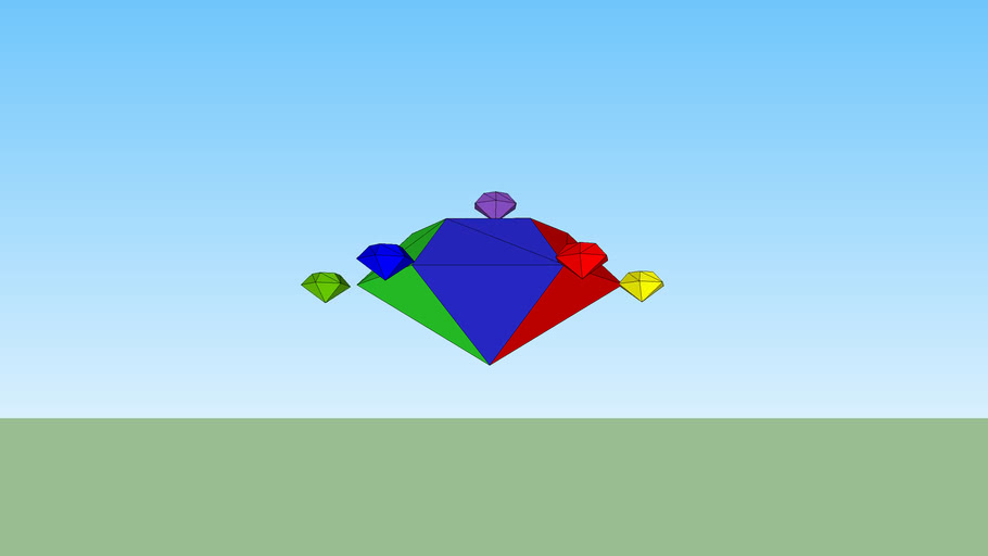 the ultimate chaos emeralds and the combined master emerald that shadow ...