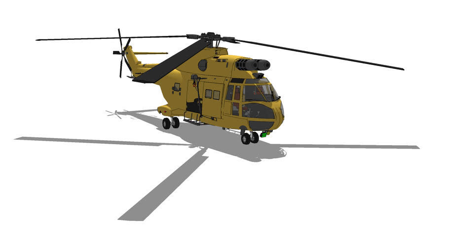 Aérospatiale SA 330 'Puma' | 3D Warehouse