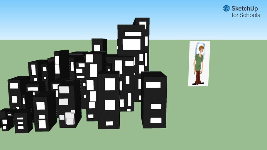 Tilted towers | 3D Warehouse