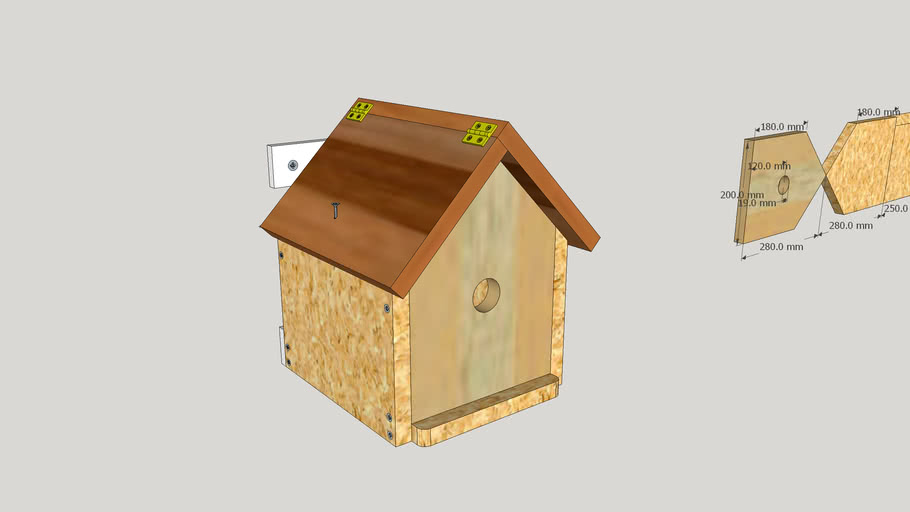 Bird house- detailed design | 3D Warehouse