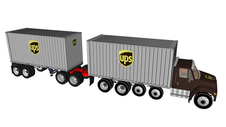 UPS Straight truck | 3D Warehouse