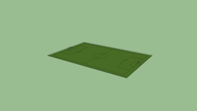 Football (soccer) field | 3D Warehouse